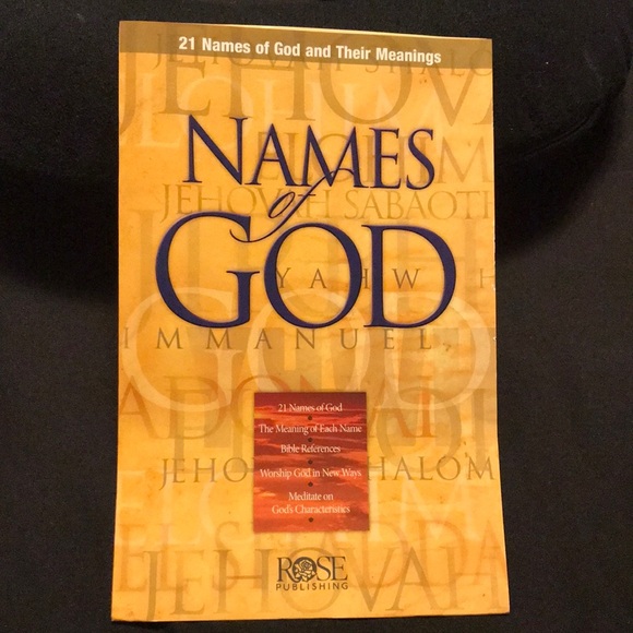 Other | Names Of God Pamphlet Yellow Cover | Poshmark